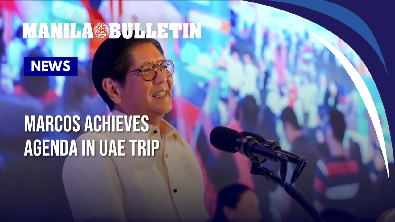 Marcos achieves agenda in UAE trip
