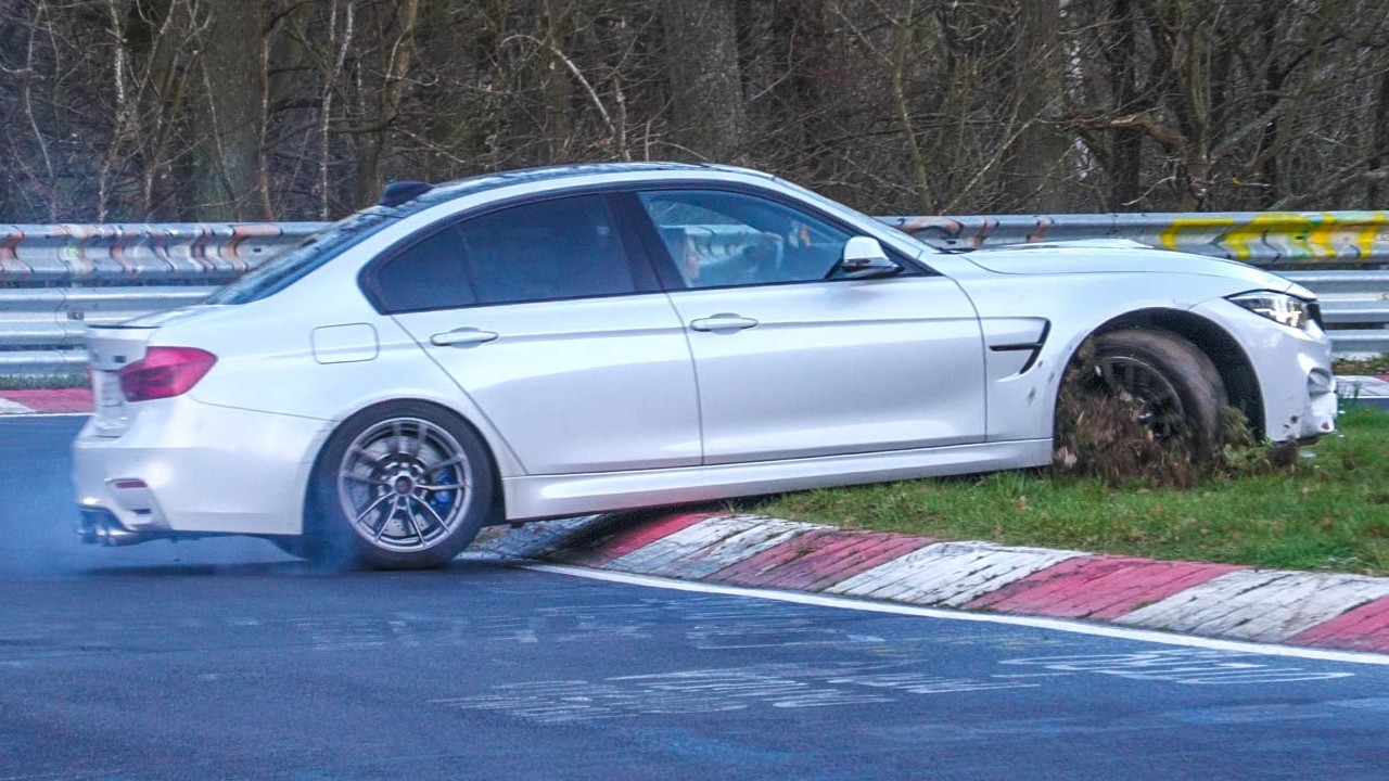 Dramatic BMW skills and close calls on the Nürburgring