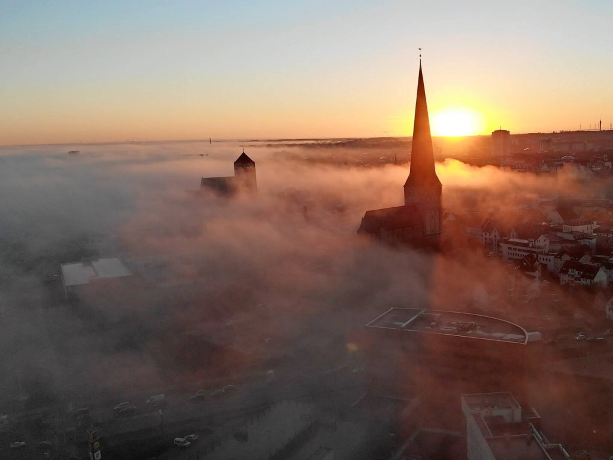 Tauwetter in MV: Es bleibt glatt – DWD warnt vor dichtem Nebel
