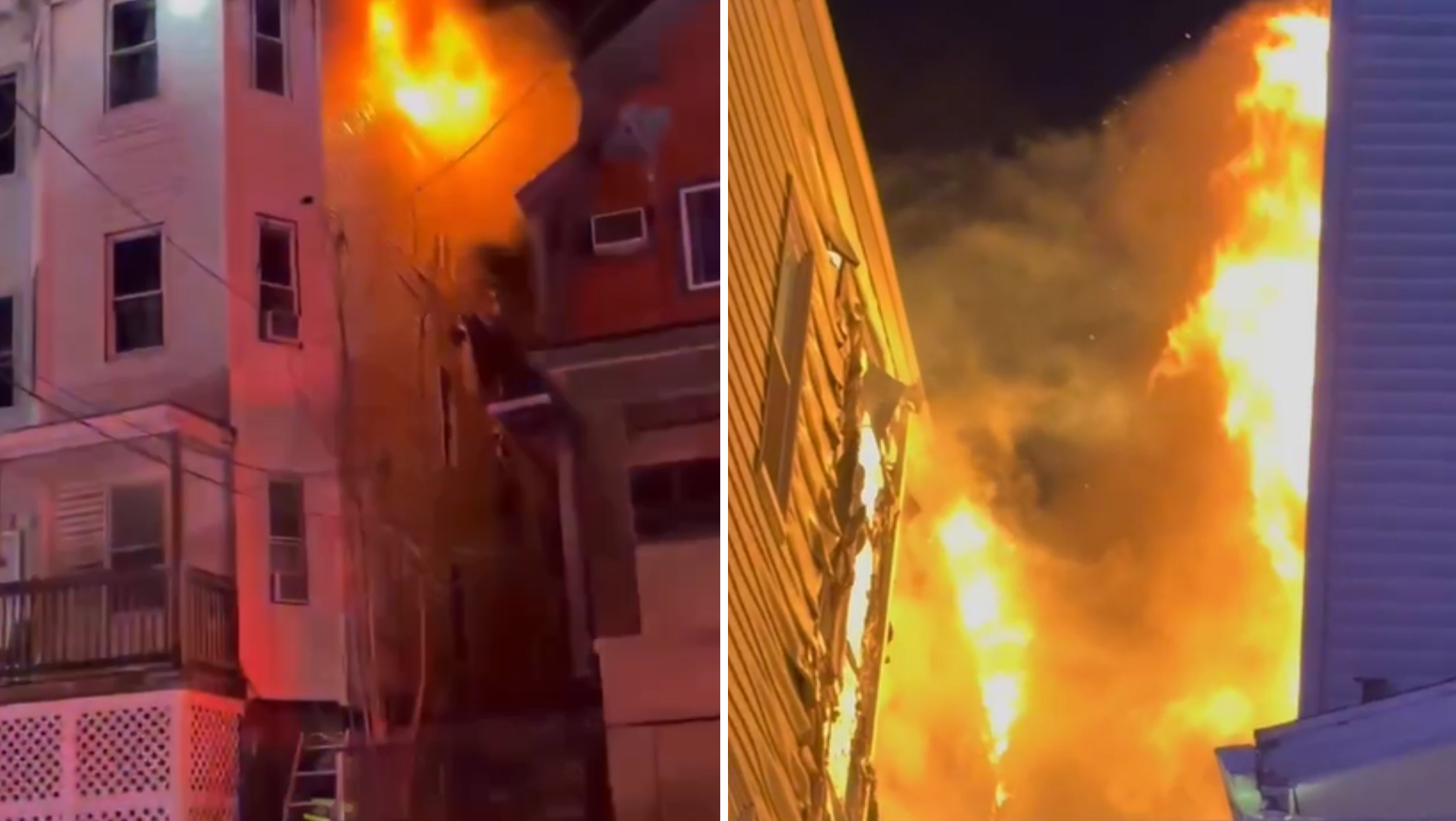 Residents displaced as flames spread between buildings in Chelsea