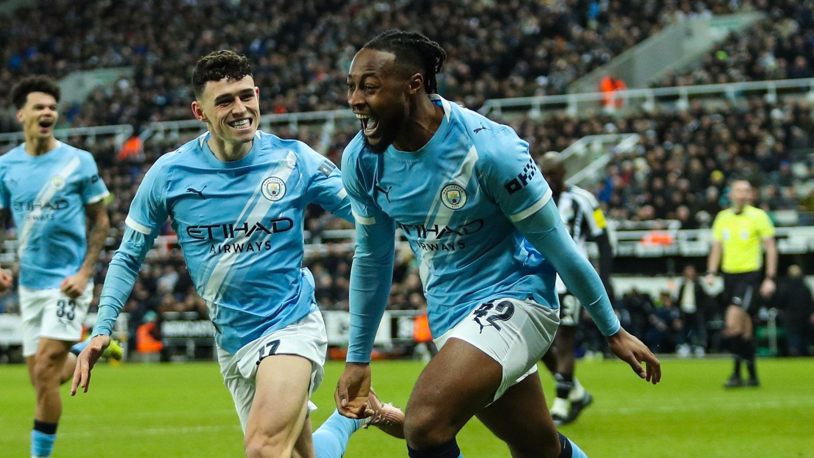Man City beat Newcastle to take control of Carabao Cup semi-final, Howe ...