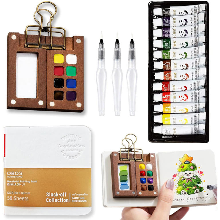 Amazon is selling a 'cute' $14 mini watercolor set that 'makes it easy ...