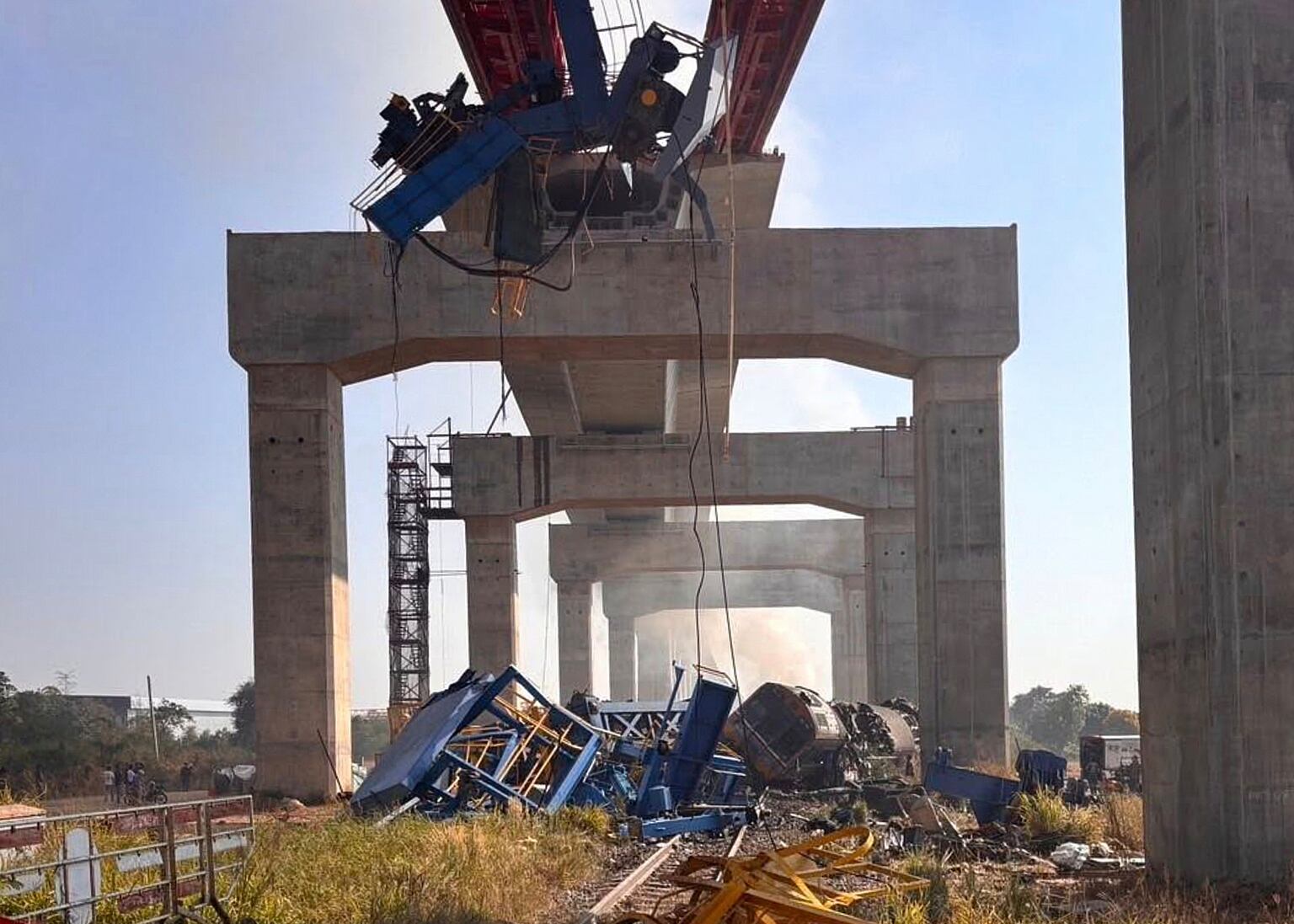 29 killed as crane collapses on to passenger train in Thailand