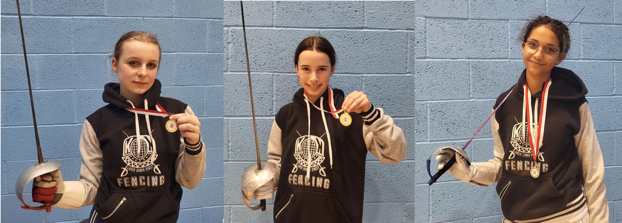 Regional success for KK Fencing Club’s young athletes