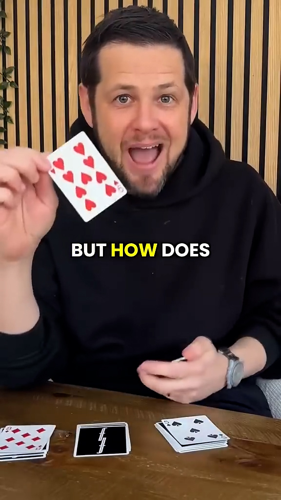 The cards somehow predict the final count