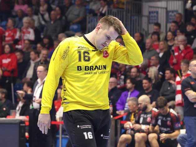 MT Melsungens Torwart Nebojsa Simic steht vor seinem Comeback