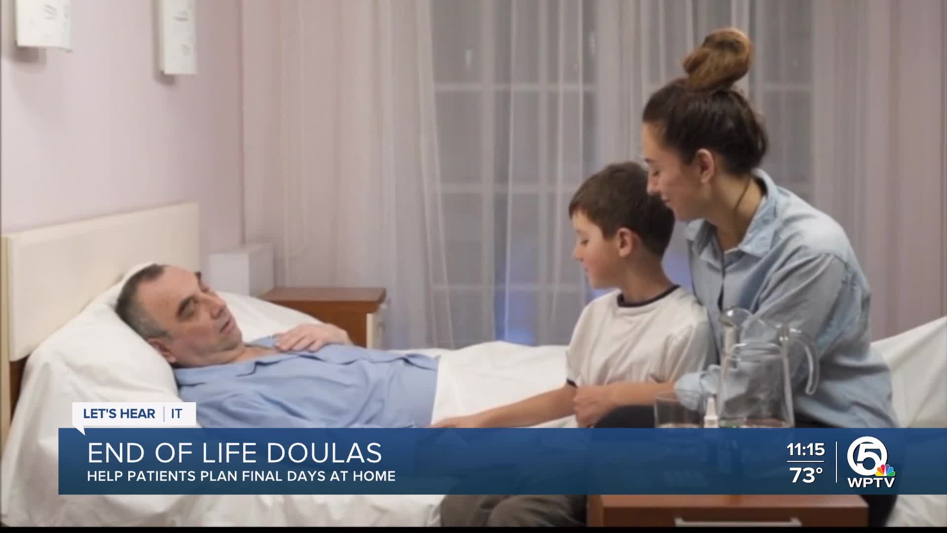 End of life doula helps make death less scary for families