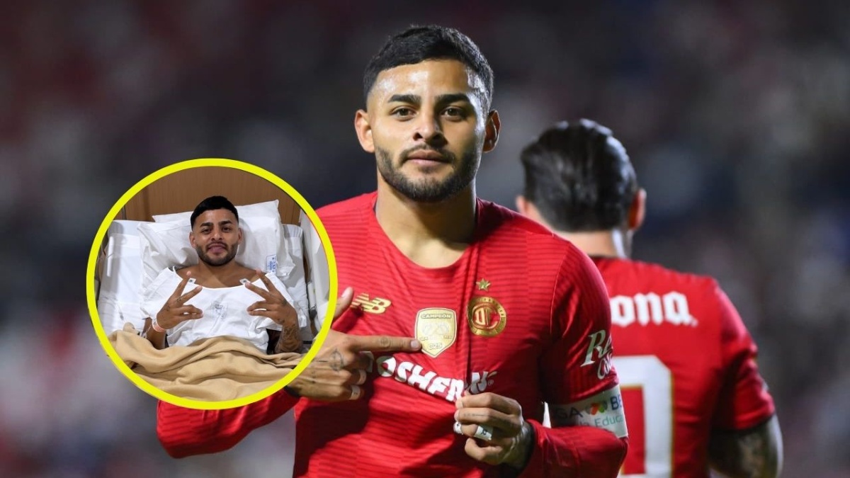 Alexis Vega fuera de Toluca: baja confirmada por cirugía de tobillo