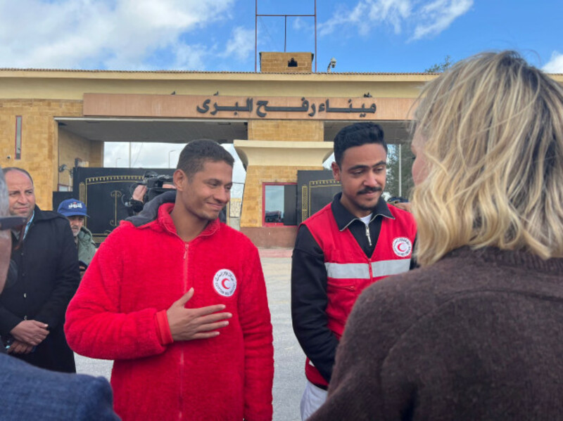 At the Rafah crossing, McEntee sees wheelchairs and kids' games among ...