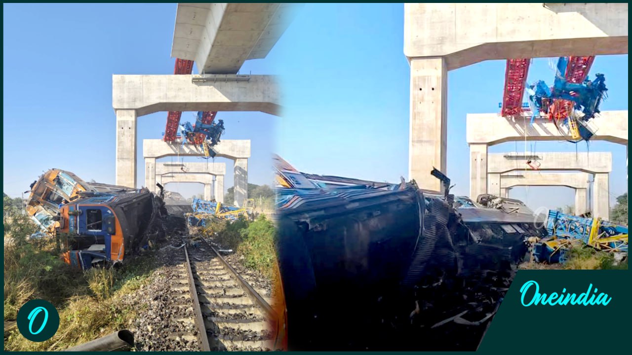 Crane collapse derails passenger train in Thailand