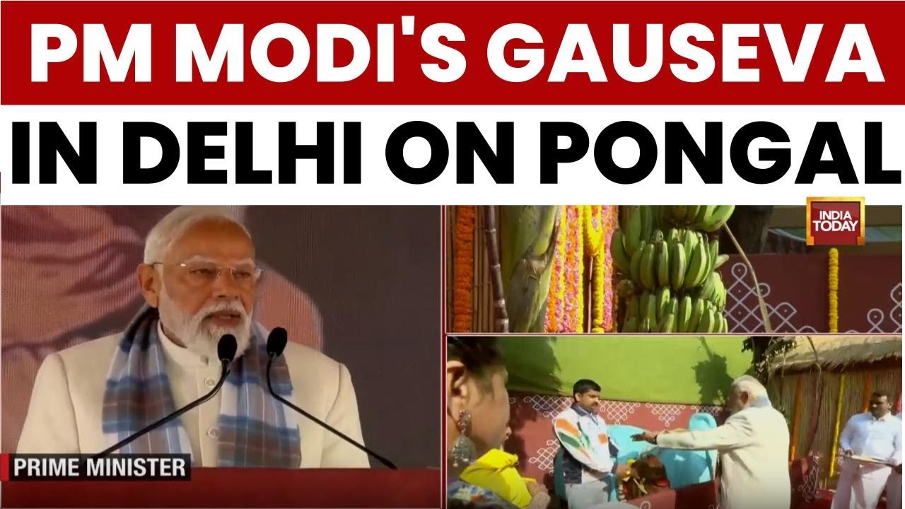 PM Narendra Modi greets Tamil community on Pongal, emphasises 'Ek ...