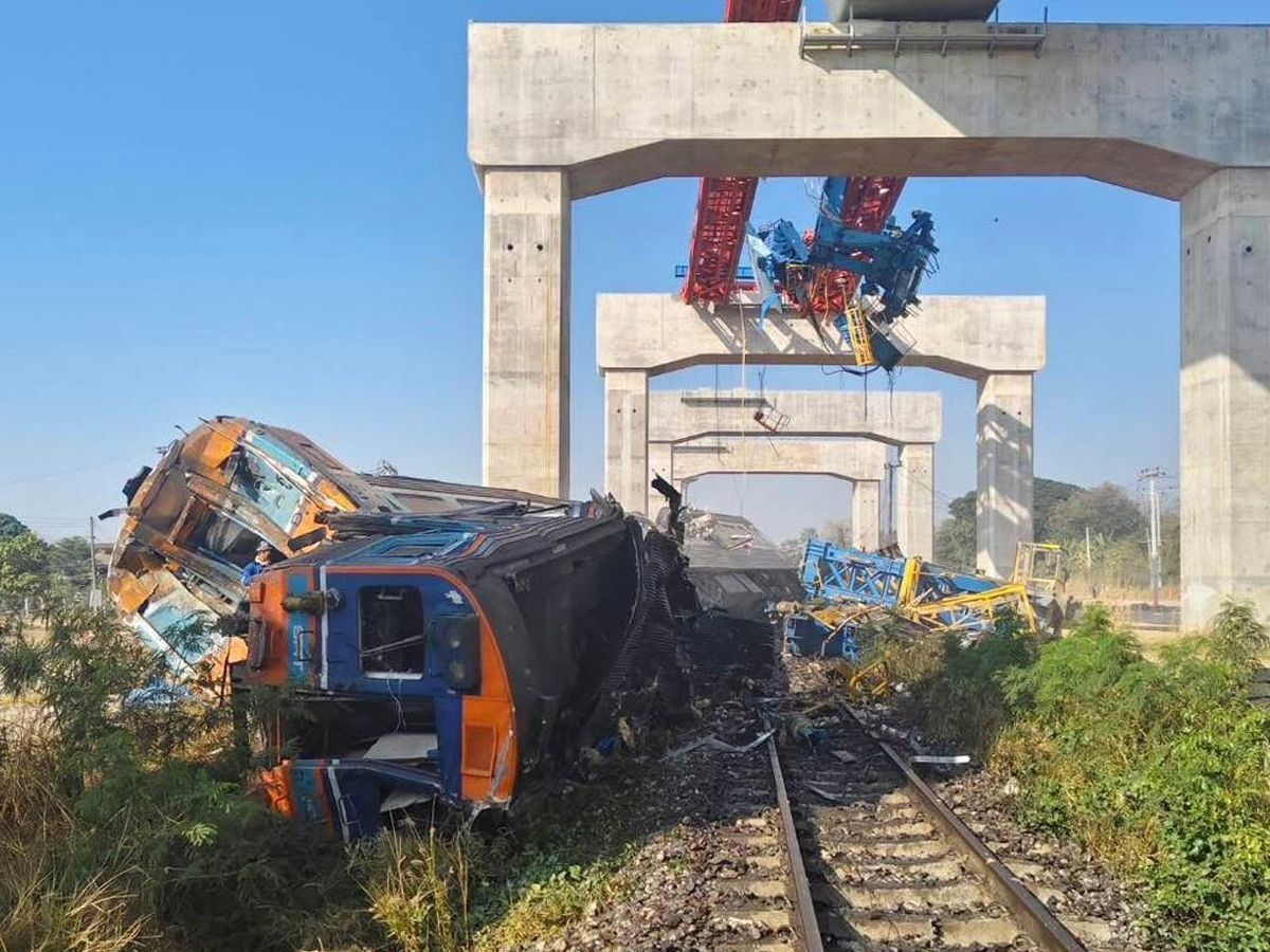 Thailand crane collapse: At least 22 dead after construction crane ...
