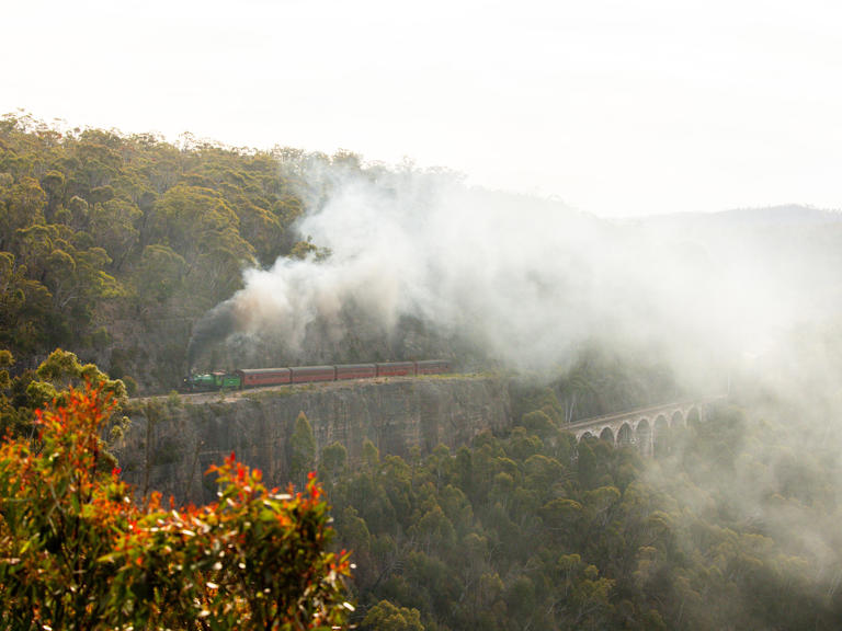 The new tiny home offering views of a Blue Mountains icon