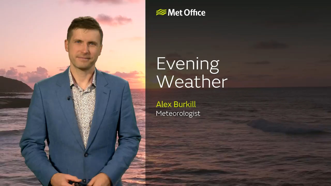 Met Office Monday evening weather forecast 22/09/2025