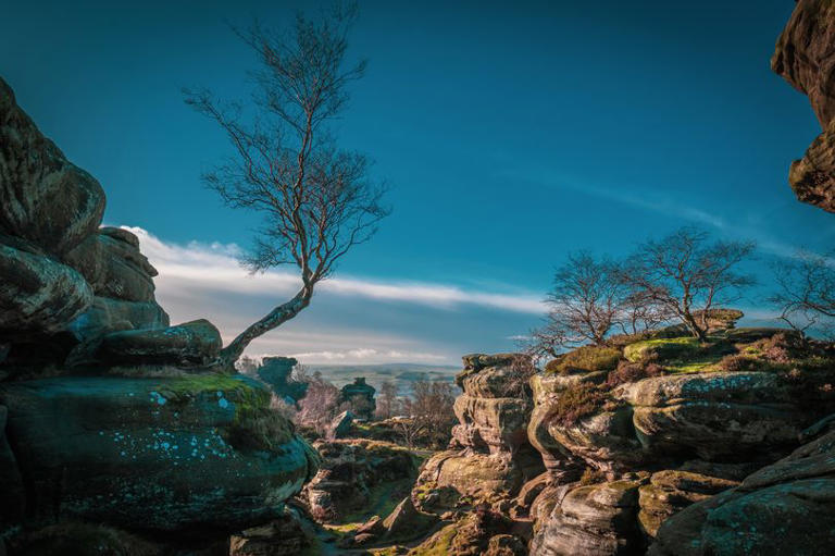 Gravity-defying rock formation in Yorkshire is a jaw-dropping marvel