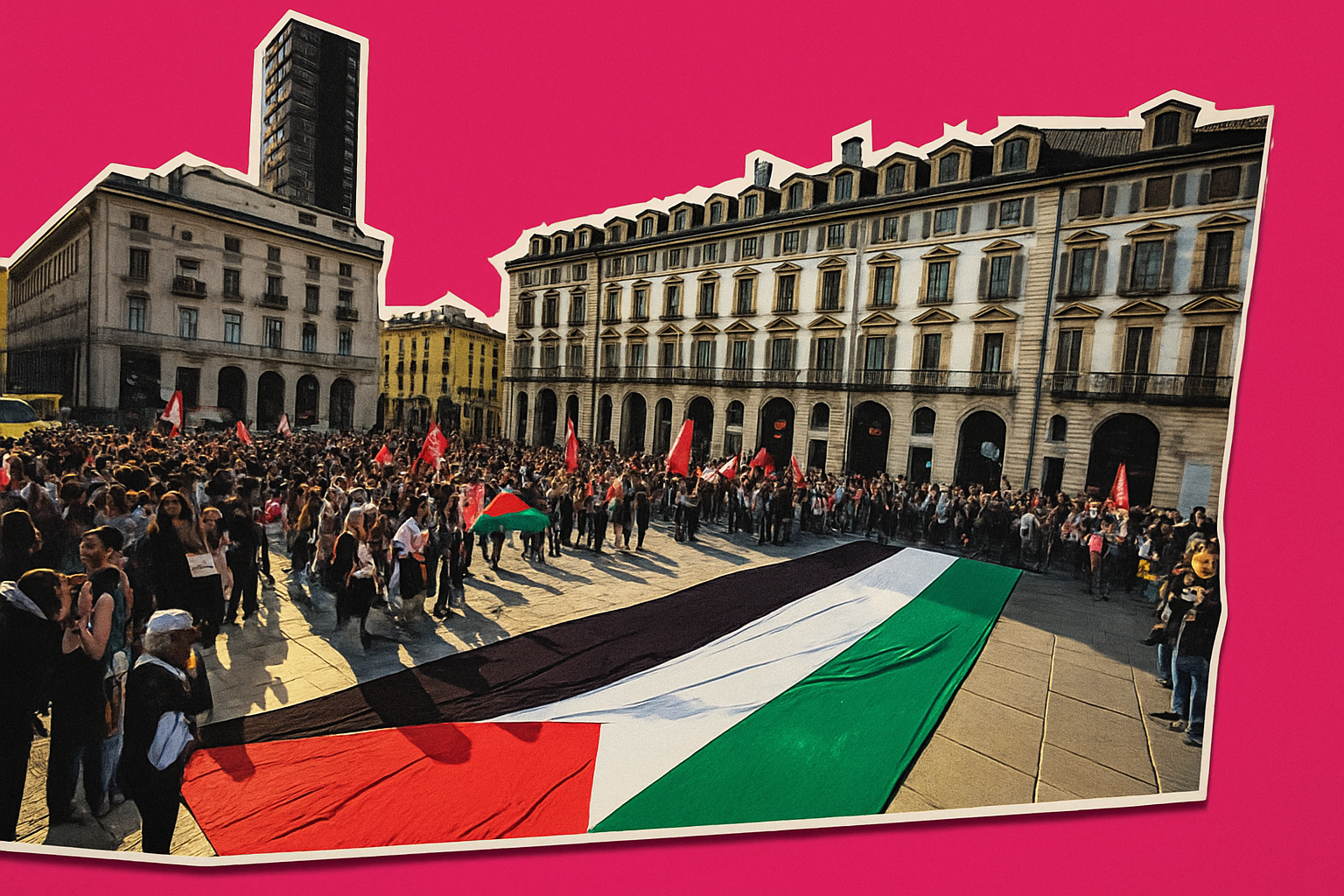 Torino, misure cautelari per cortei pro-Palestina