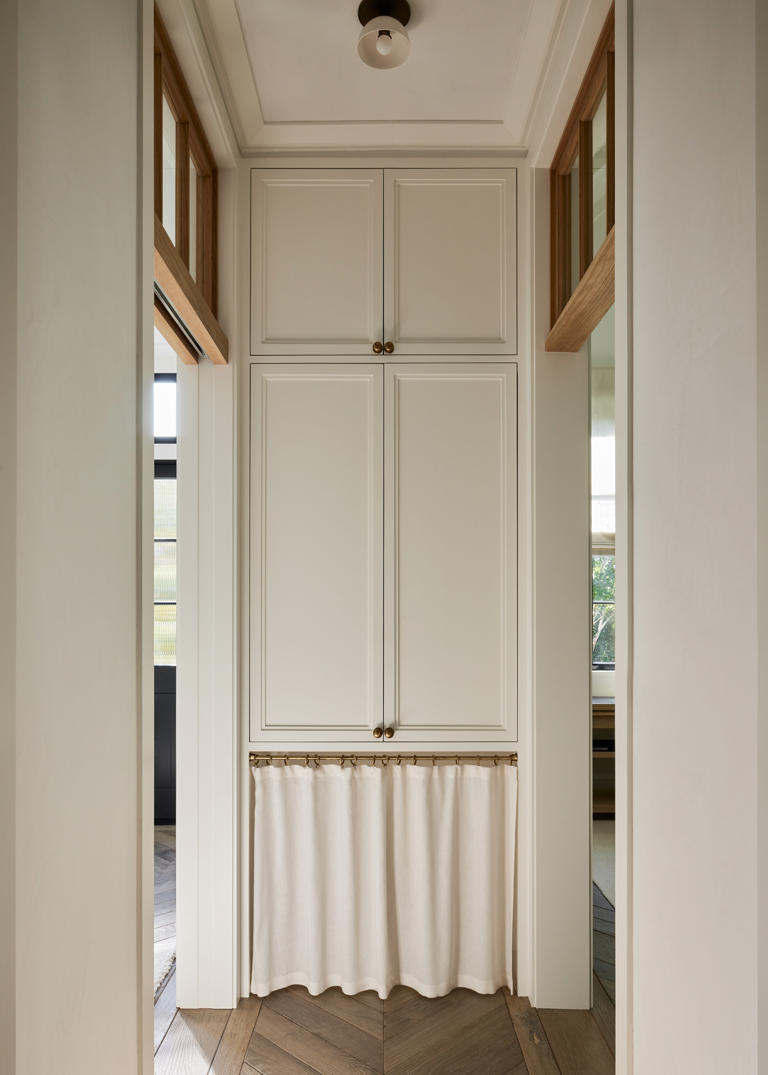 Introducing the 'shelf skirt' — the aesthetic way to hide your clutter