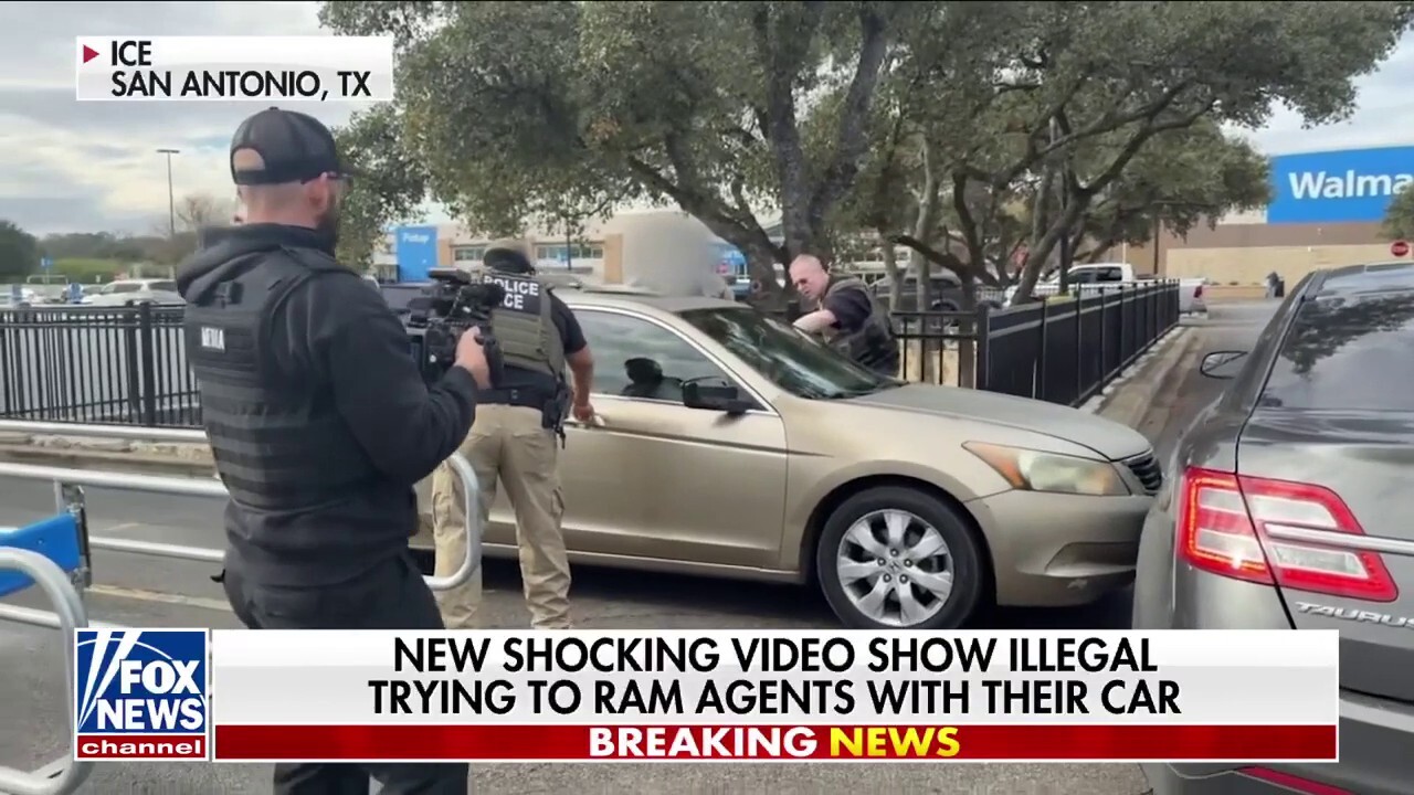 New video shows illegal immigrant allegedly trying to ram ICE agents ...
