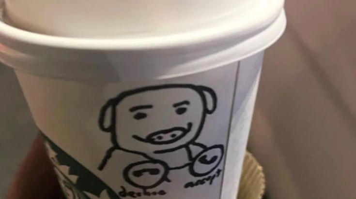 Starbucks fires employee over pig illustration on deputy's coffee cup