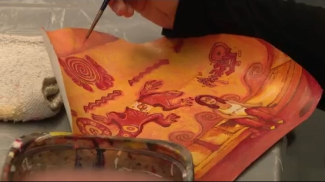 Maryvale High students create mural with local artist