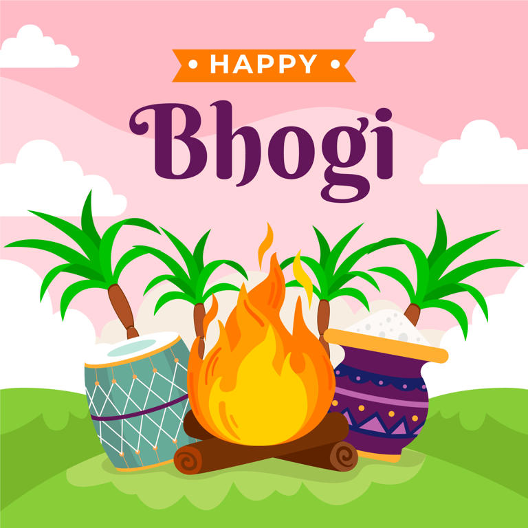 Happy Bhogi wishes: 100 best Bhogi wishes in Telugu, quotes, images ...