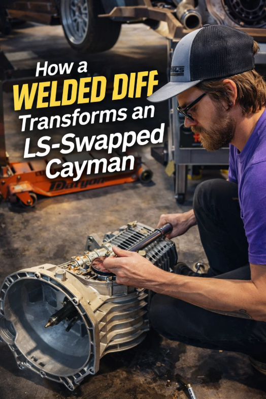 How a welded diff transforms an LS-swapped Cayman