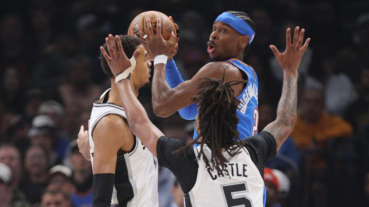 Victor Wembanyama hits major career milestone as Spurs fall to Thunder ...