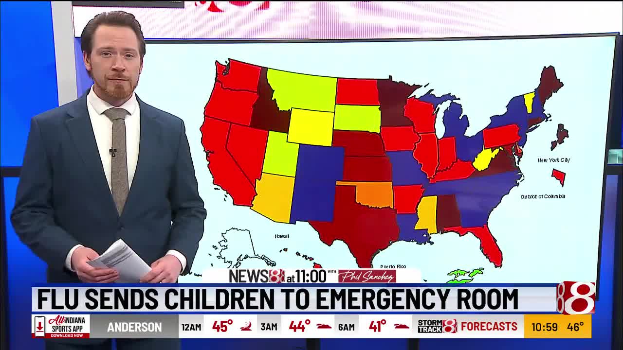 Flu sending children to emergency room