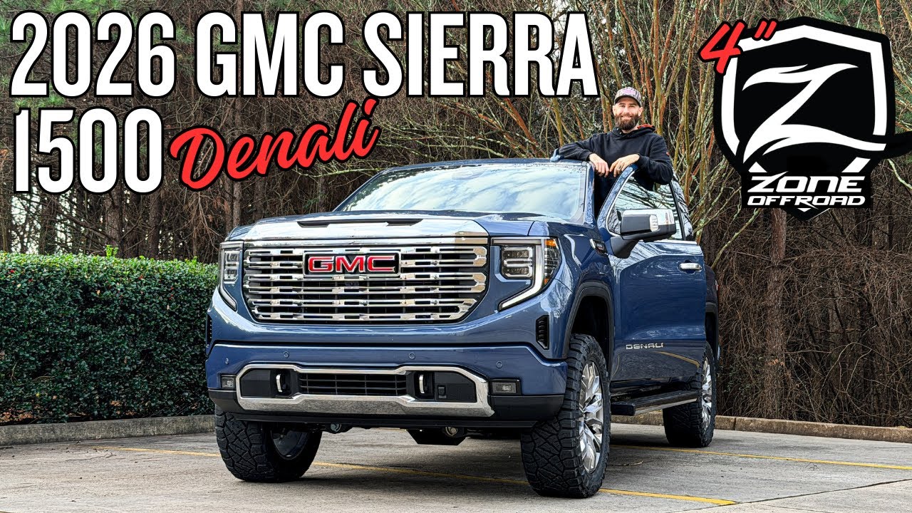 2026 GMC Sierra 1500 Denali lifted with confidence for adventures