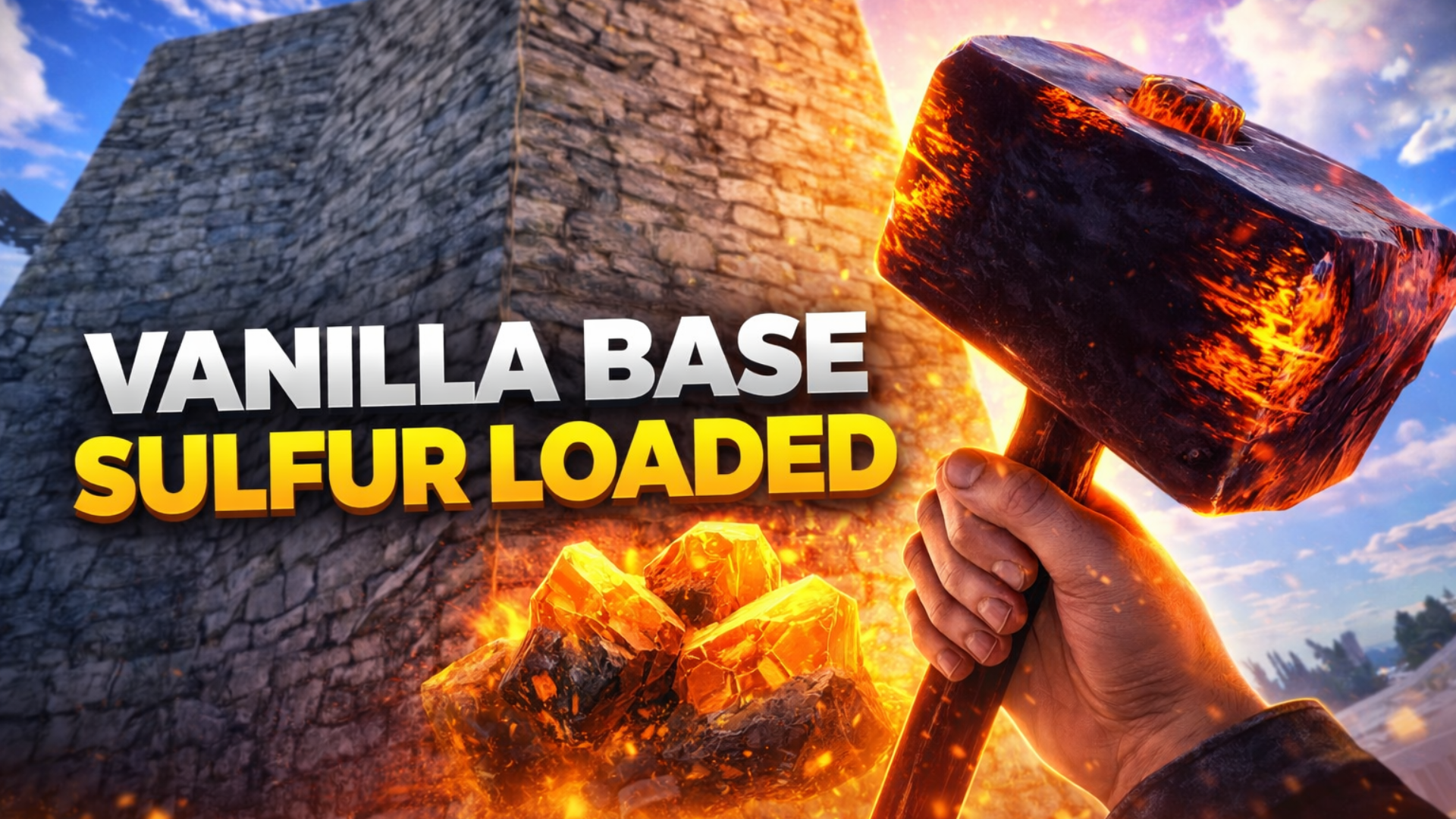 Discovering heavy sulfur loot in a vanilla 2x2 | Solo raid