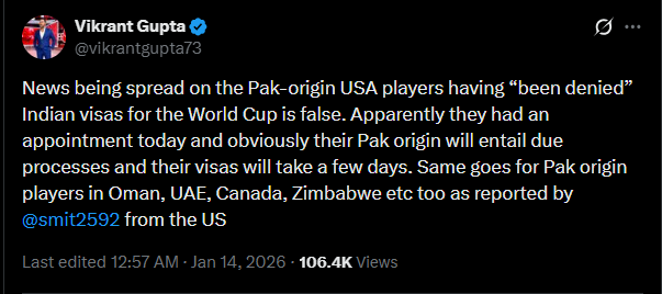 T20 World Cup: Visas denied to Pakistan-origin USA players? Here's the ...