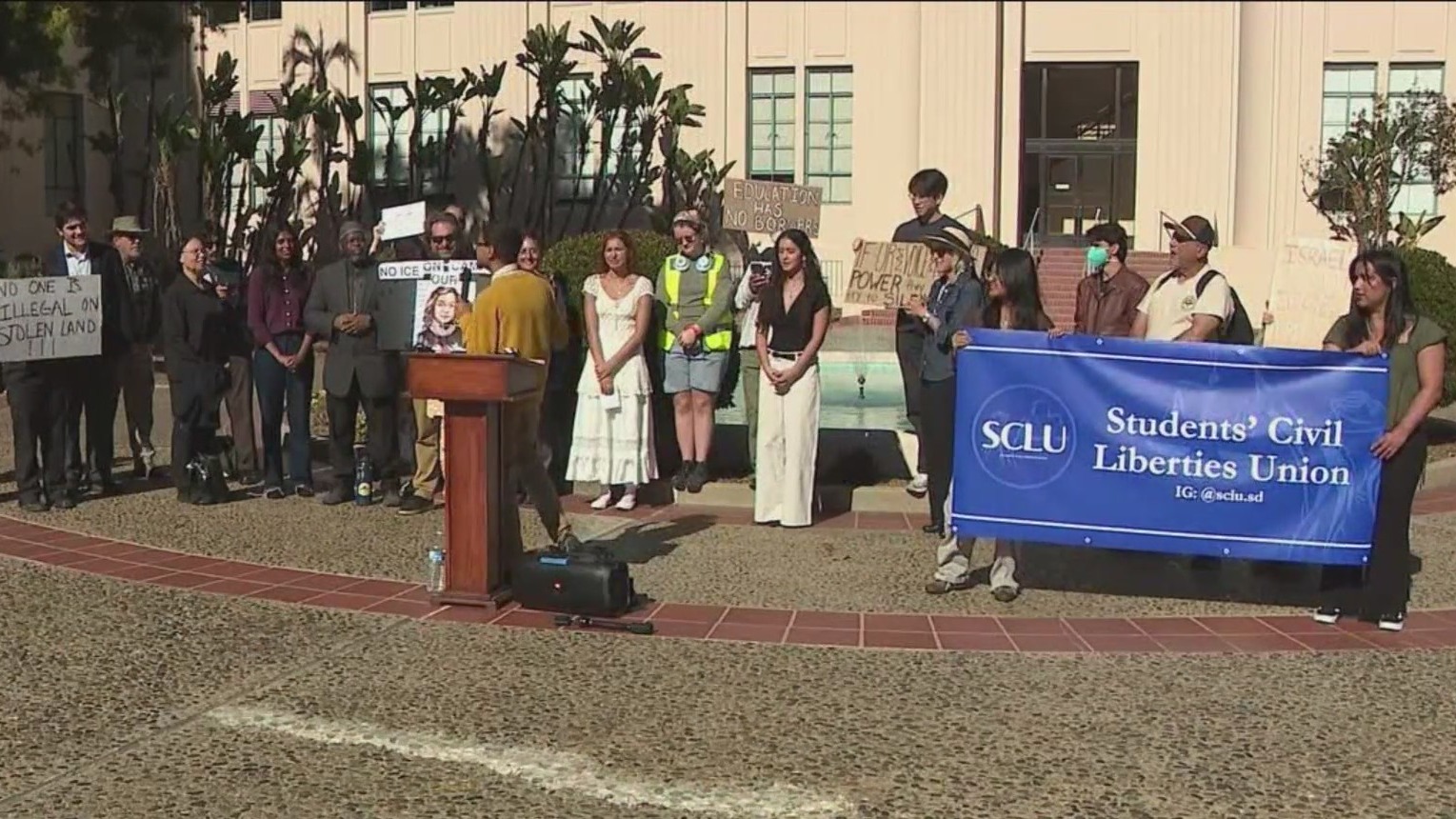 San Diego students protest ICE