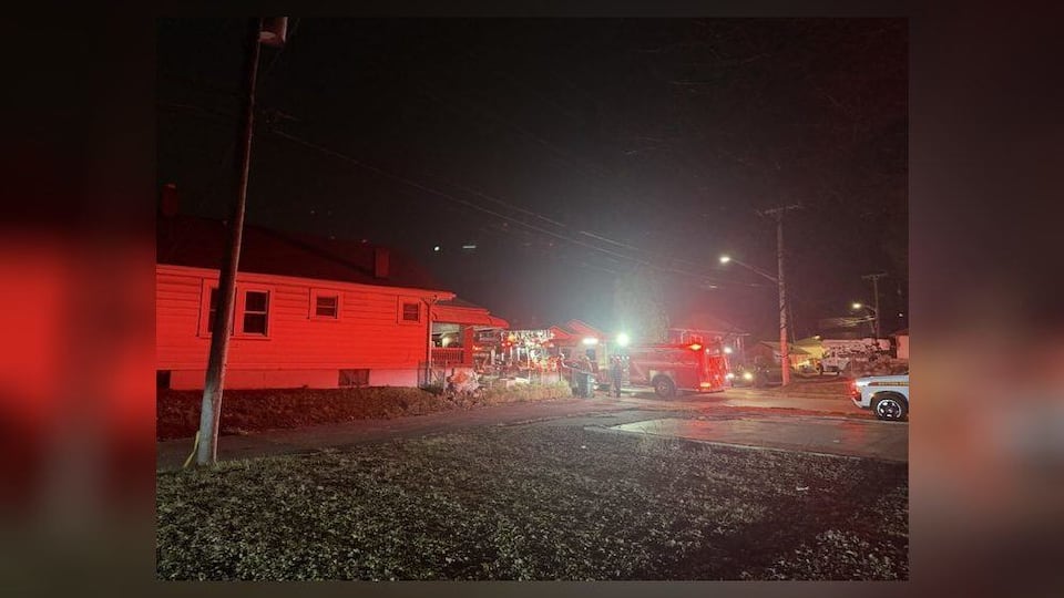 1 hospitalized after kitchen fire at Dayton home