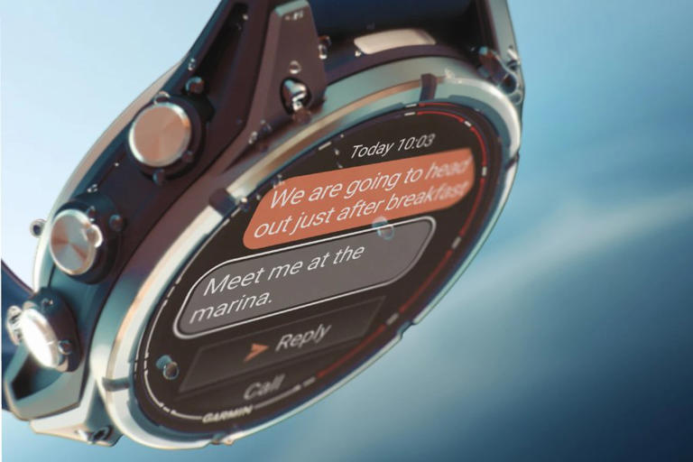 Garmin unveils Quatix 8 Pro marine smartwatch with 80km offshore ...