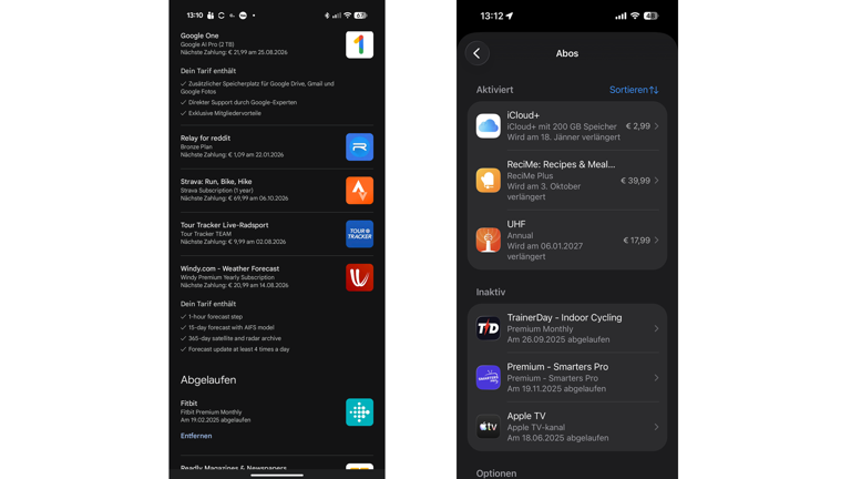 Abo-Check am Handy: So spart ihr jetzt Geld