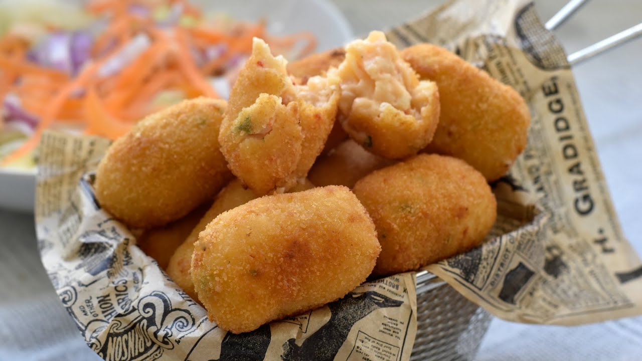 Fish and seafood croquettes | Crispy & delicious Spanish recipe