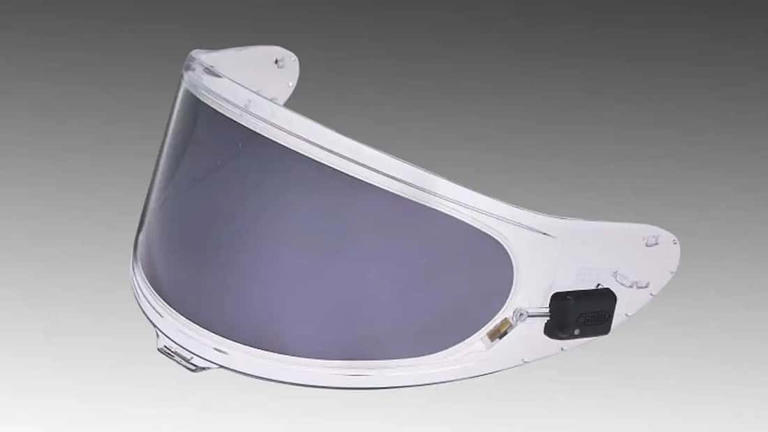 Shoei e:Drylens Lichtautomatik: Elektronisch dimmbarer Visier-Einsatz