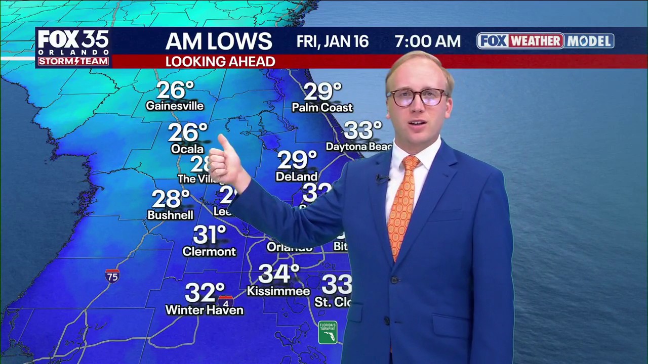 Orlando weather forecast: Tracking arctic blast coming