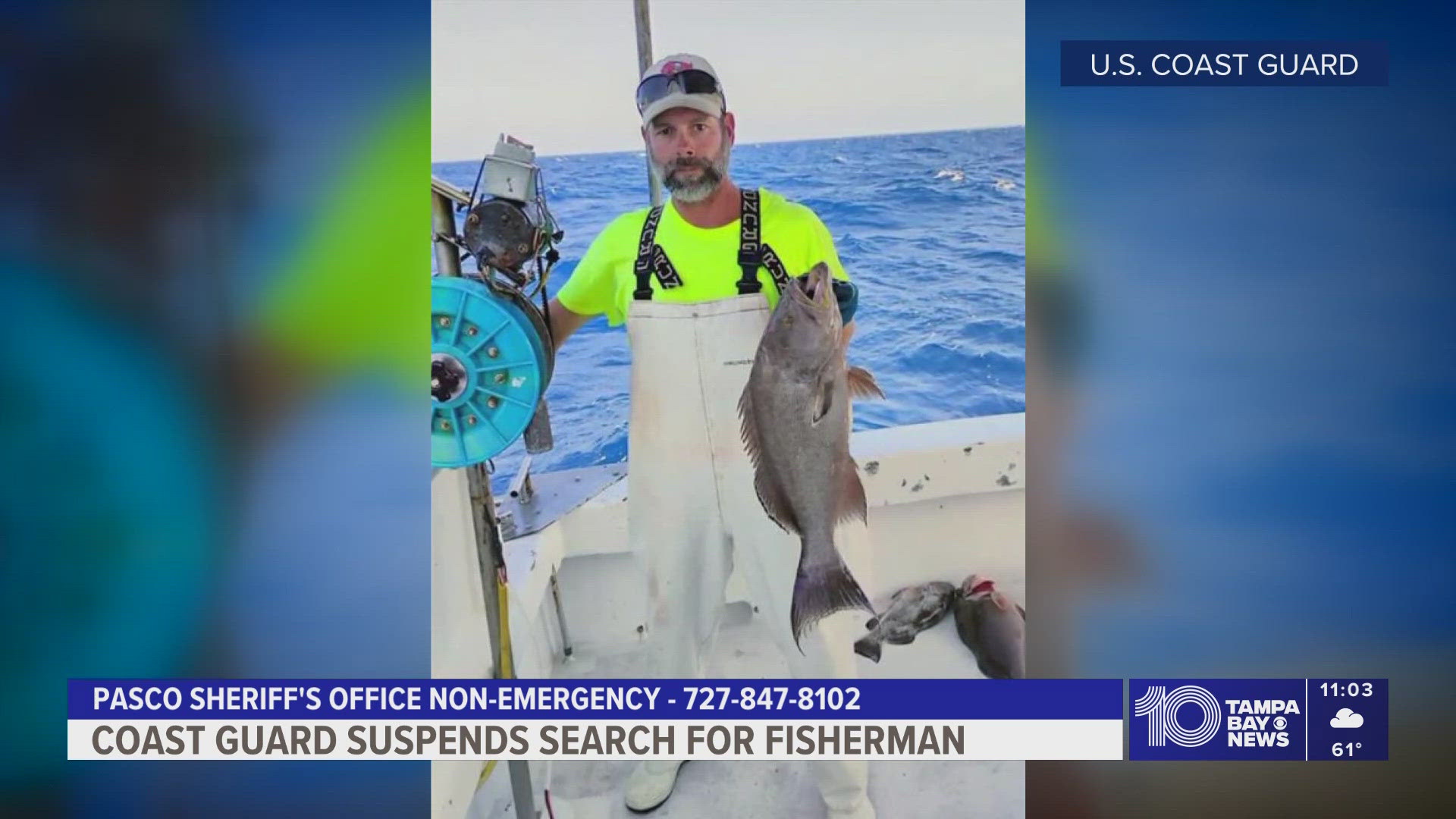 US Coast Guard suspends search for fisherman who went missing off Pasco ...