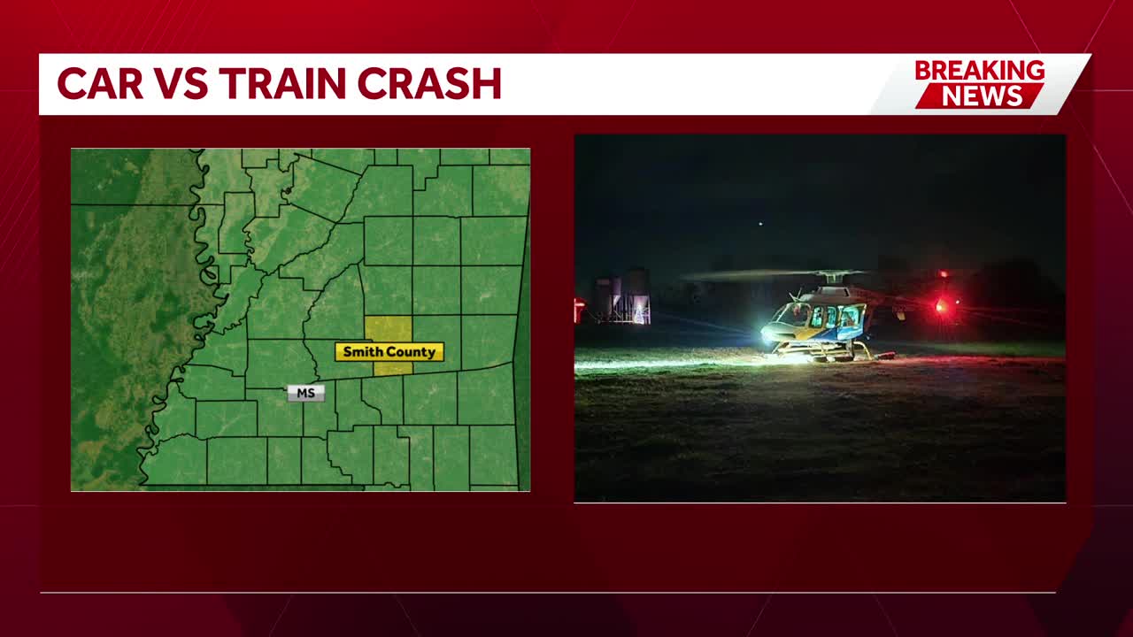 Car-train crash in Smith County leaves people injured