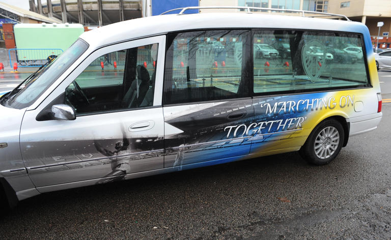 'Marching on together to the end': Leeds undertaker unveils Leeds ...