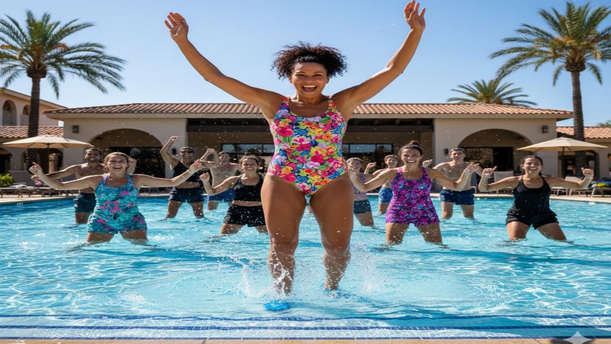 Aqua Zumba: The pool workout that boosts cardio fitness without ...