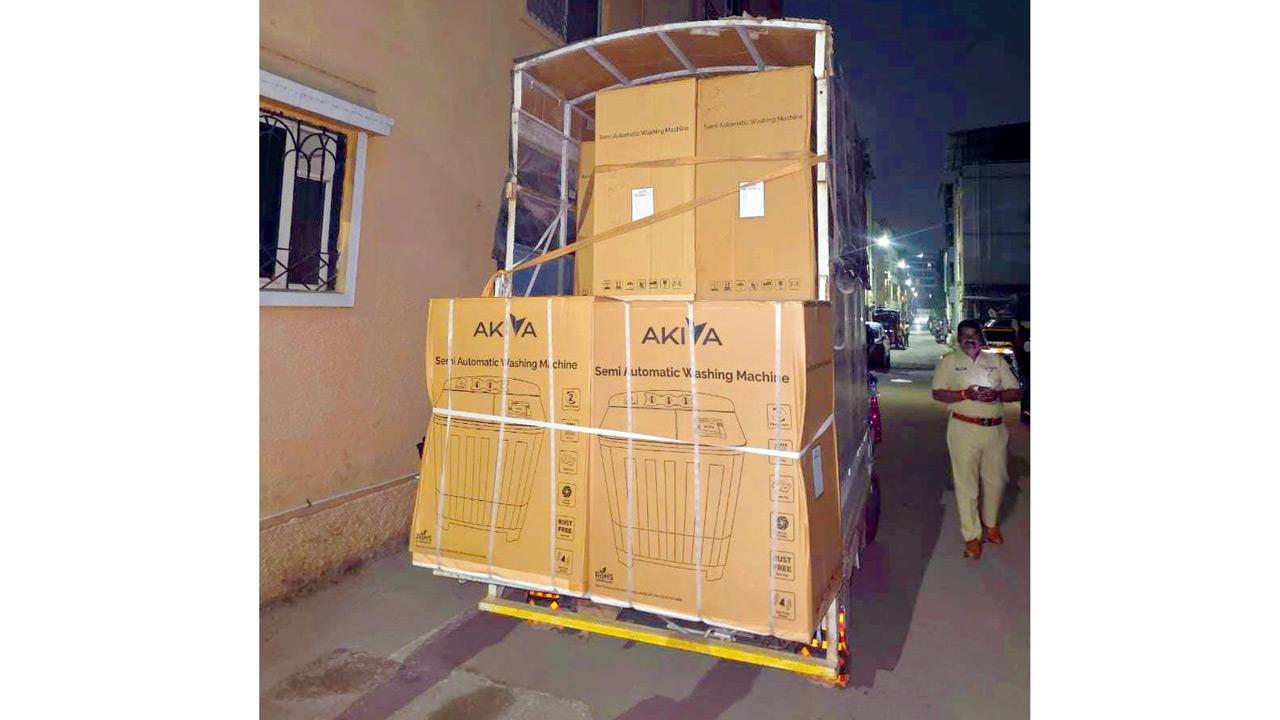 Authorities seize 19 washing machines ahead of PCMC elections in Rahatani