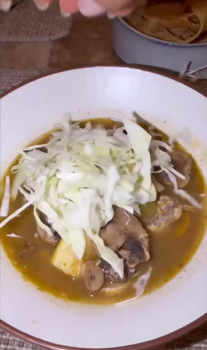 Jessica Alba's vegetable-filled pozole recipe divides the internet