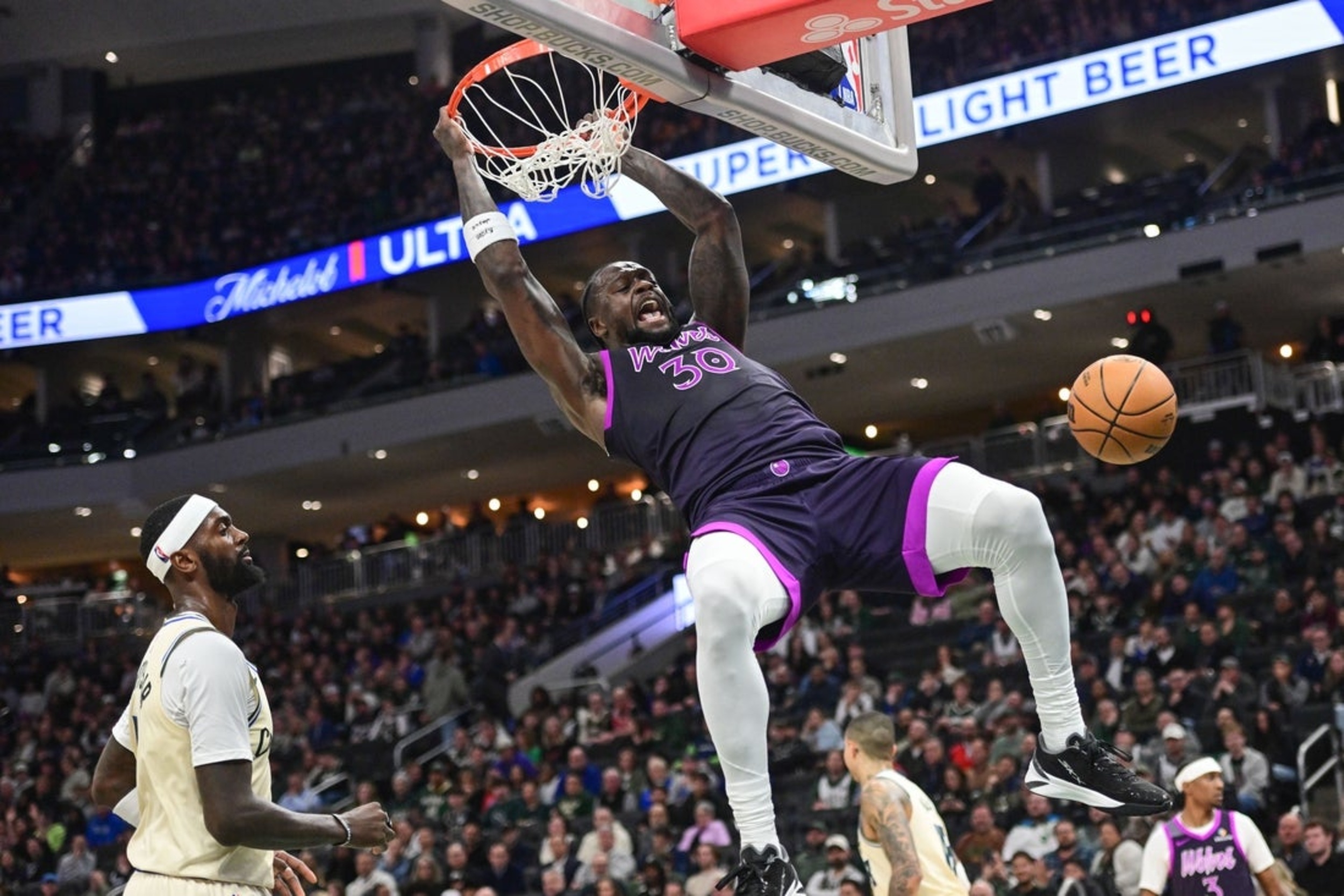 Short-handed Timberwolves make quick work of Bucks