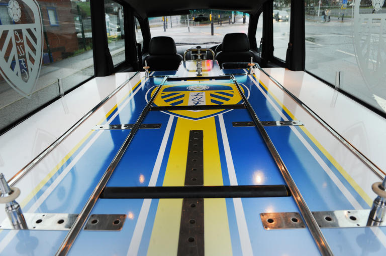 'Marching on together to the end': Leeds undertaker unveils Leeds ...