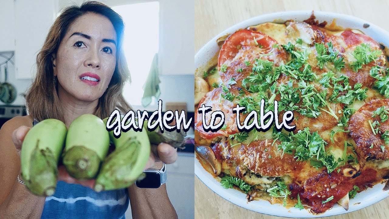 Eggplant & tomato lasagna I'm loving garden to table goodness