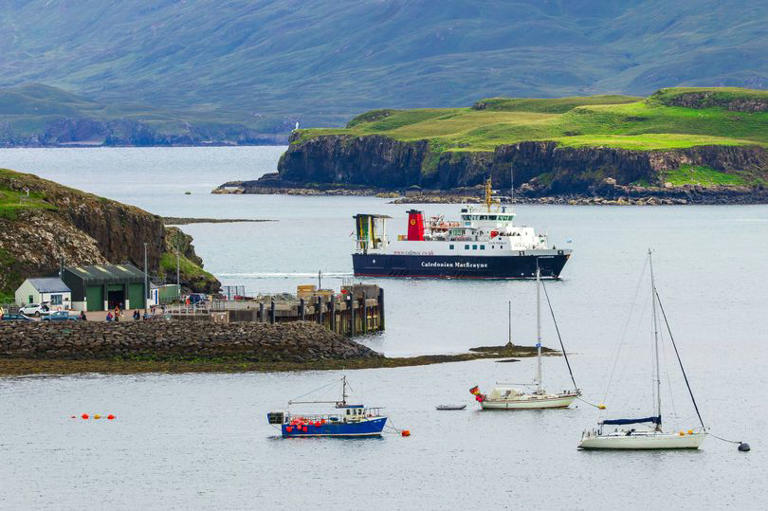 Scotland's 'most spectacular' ferry takes you past stunning islands ...