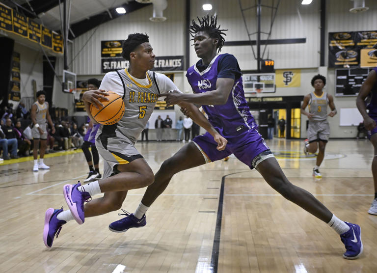 No. 4 St. Frances boys basketball beats No. 1 Mount Saint Joseph, 84-73