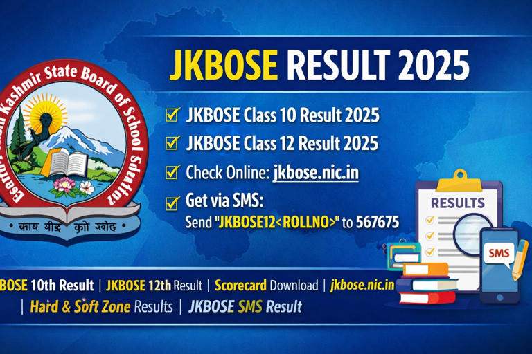 JKBOSE class 10, 12 results 2025 today at jkbose.nic.in, know when and ...
